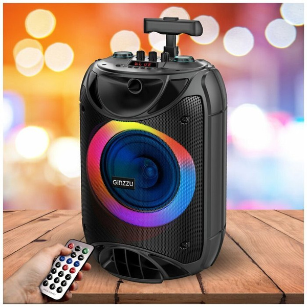 Беспроводная колонка Ginzzu GM-223 - купить по доступным ценам в интернет-магазине OZON (665752838)