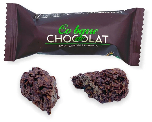 Co Barre de Chocolat в темной глазури, 2кг (коробка) - купить с ...