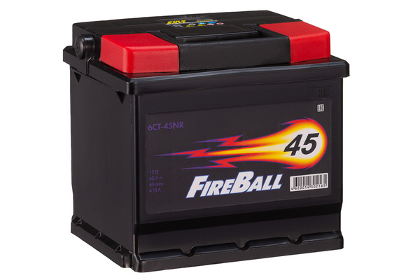 Аккумулятор автомобильный Fire Ball FIRE BALL/Фаер Болл 6СТ-45_Обратная ...