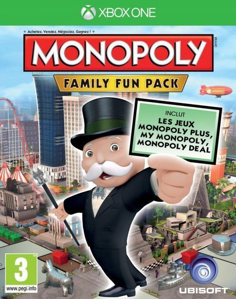 Игра Monopoly Монополия Family Fun Pack (Xbox One, Xbox Series ...