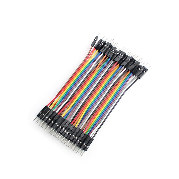 Провода перемычки Dupont 40 см папа папа 40 шт для Arduino Stm32 Nodemcu Raspberry купить с