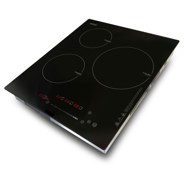 Варочная панель индукционная встраиваемая Ginzzu HCI-305 5600Вт 45см (узкая) купить по низкой ...
