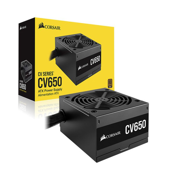 Corsair Блок питания компьютера x-CV, 650 Вт (CP-9020236-CN) - купить с ...