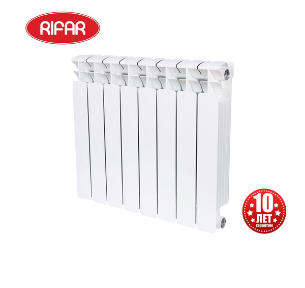 Секционный радиатор Rifar Base_500, Биметалл, 8 секц. купить по ...