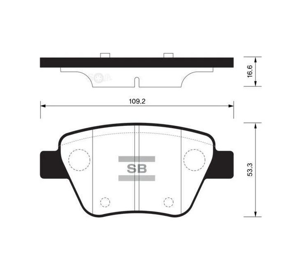 Колодки тормозные Sangsin Brake SP2314 Задние - купить по низким ценам в интернет-магазине OZON ...