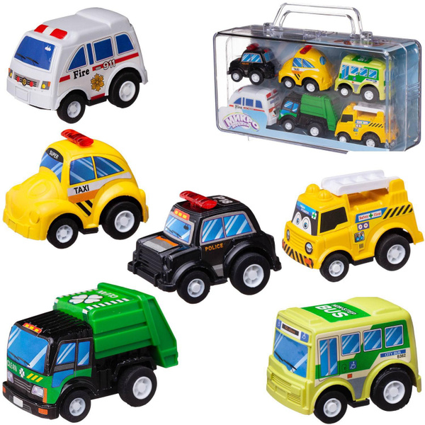 Набор машинок Junfa инерционные 6 шт в чемоданчике (ZY911858) купить на OZON по низкой цене ...