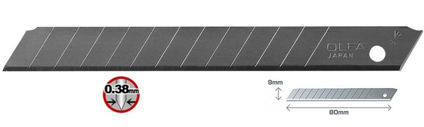 Сменные лезвия OLFA (Олфа) OL-AB-10B 10 шт. - купить с доставкой по выгодным ценам в интернет ...