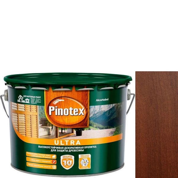Пропитка декоративная для защиты древесины Pinotex Ultra AWB ...