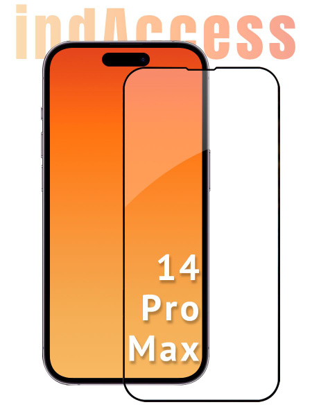 Защитное стекло на Айфон 14 Pro Max/ для iPhone 14 про макс/ indAccess ...