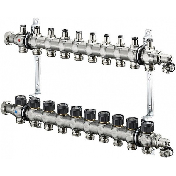 1404560 Коллектор Oventrop Multidis SF 1" на 10 контуров с ...