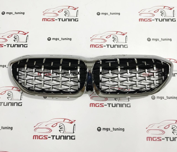 Решетка в стиле M Performance 340 style BMW G20 полностью хром - MGS ...