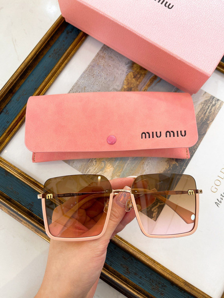 Miu Miu Очки солнцезащитные купить с доставкой по выгодным ценам в интернет магазине Ozon