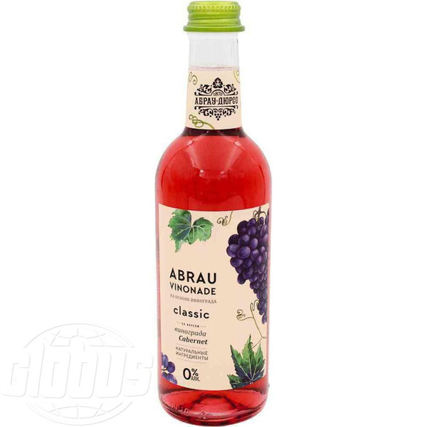 Напиток Абрау-Дюрсо Abrau Vinonade со вкусом Винограда Cabernet, 0,375 ...