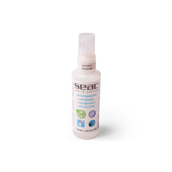 Антифог SEAC Mask Bio Gel Antifog 60 мл, защита от запотевания очков ...