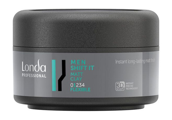 Londa Professional Men Shift It Матовая глина для укладки волос, 75 мл ...