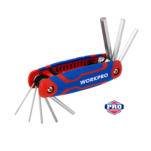 Ключи 6-гранные складные 8шт PRO WP222019 WorkPro купить на OZON по низкой цене (853454301)