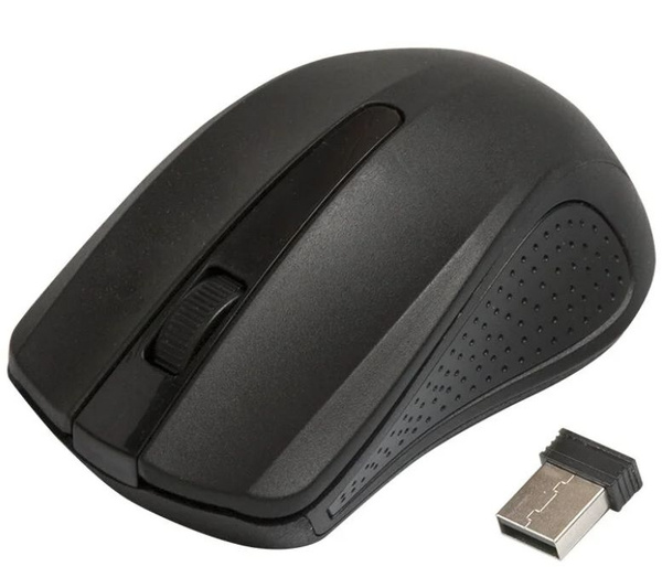 Мышь беспроводная Ritmix RMW-555, черно-серый - купить по выгодной цене в интернет-магазине OZON ...