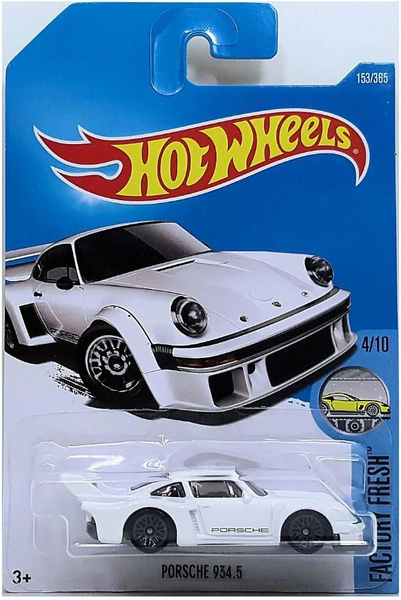 Машинка Hot Wheels Porsche 934.5 белый - купить с доставкой по выгодным ...