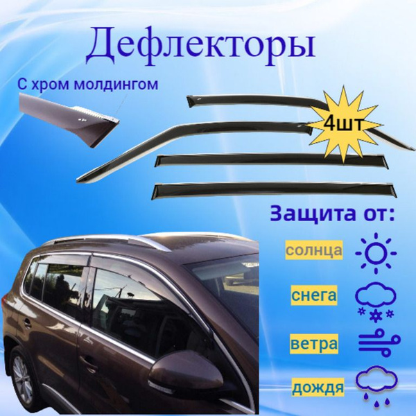 Дефлектор для окон Cobra Tuning /F10512 для FAW V5 купить по выгодной ...