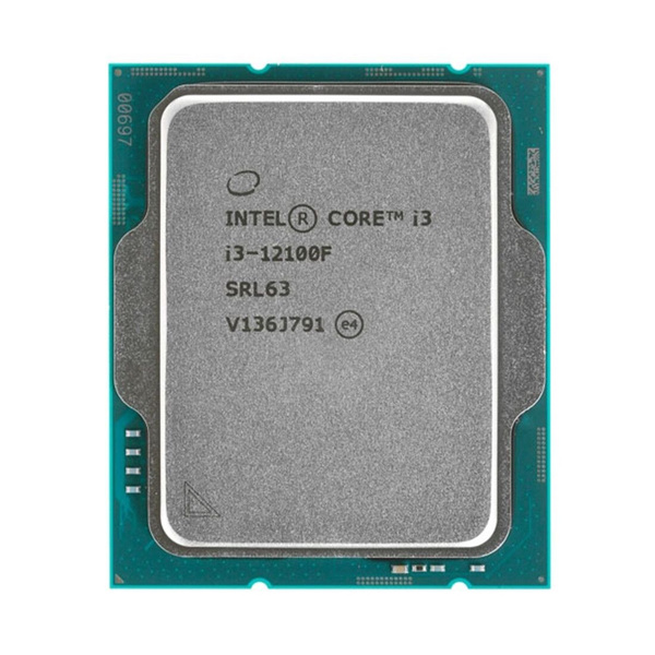 Процессор Intel Core i3 12-го поколения, OEM (без кулера), 4 яд., 3,3 ...