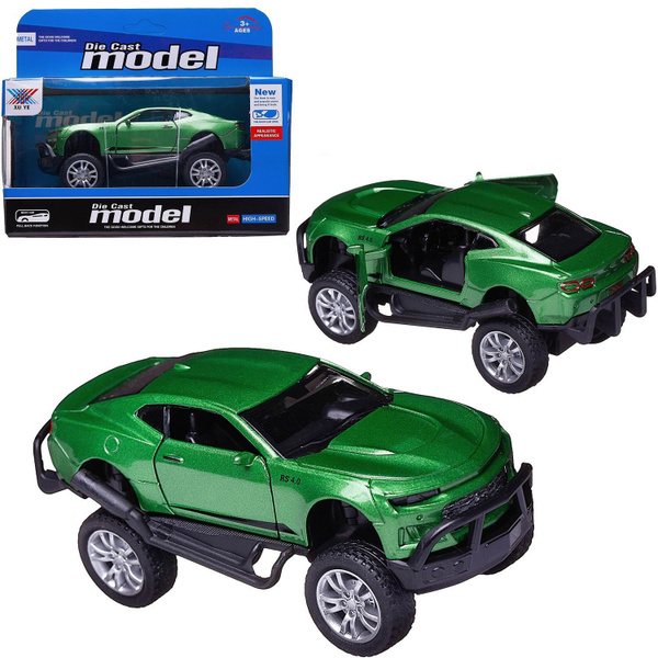 Машинка Junfa Джип зеленый 1:32 металлический с открывающимися дверцами инерционный - купить с ...