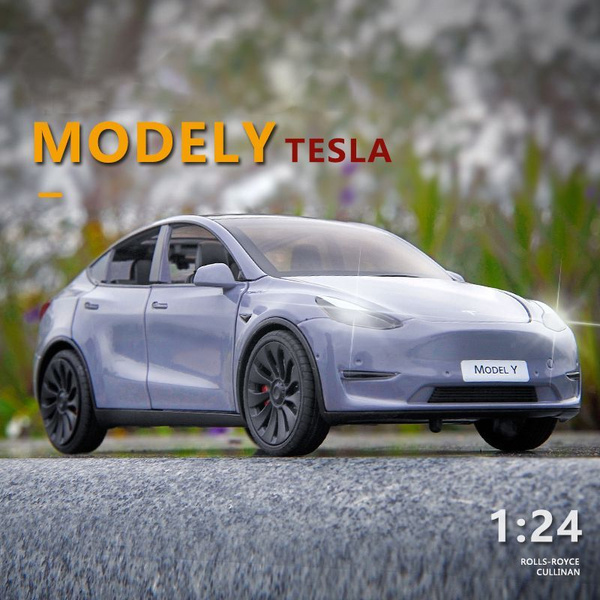 Металлическая коллекционная сборная машинка Tesla Model Y ...