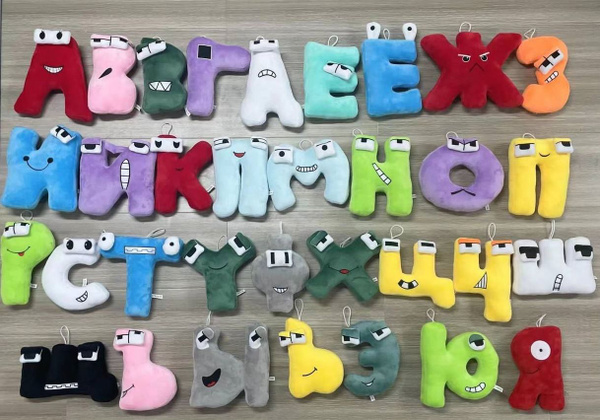 Мягкие игрушки русские злые буквы "Алфавит Лор" из игры Роблокс ...