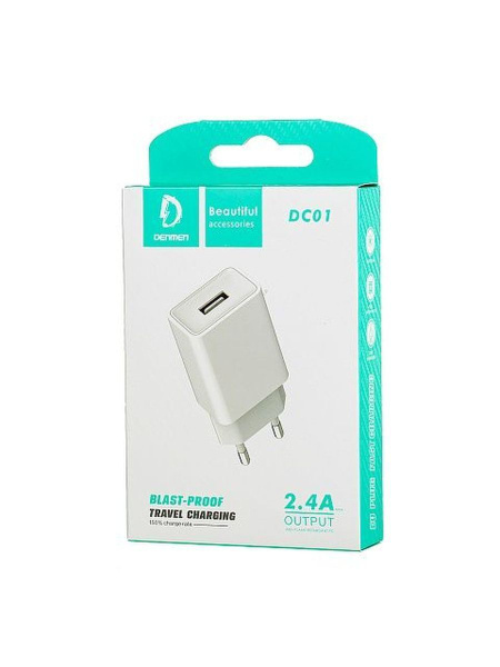 Сетевое зарядное устройство DENMEN DC01_1 купить c доставкой на OZON по низкой цене (892487661)