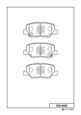 Колодки тормозные Kashiyama D6146M - купить по низким ценам в интернет ...
