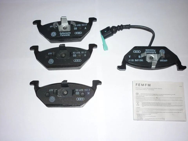 Колодки тормозные OEM 1K0698151F Передние - купить по низким ценам в ...