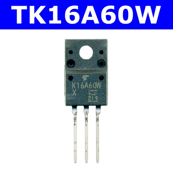 TK16A60W - N-канальный полевой MOSFET транзистор (600В, 15.8А, TO ...