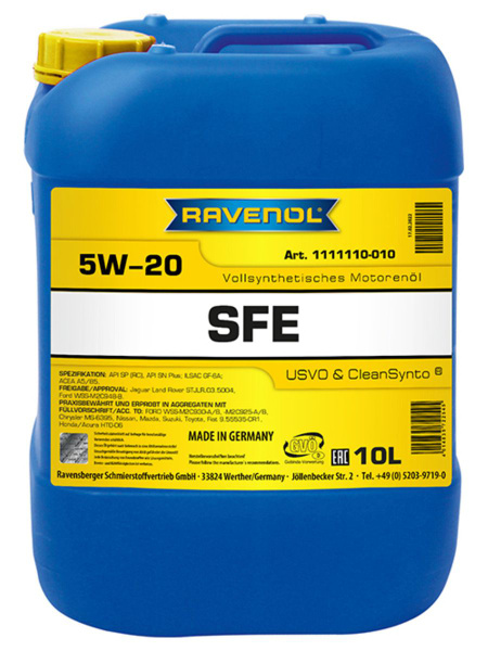 Масло моторное RAVENOL 5W-20 Синтетическое - купить в интернет-магазине ...