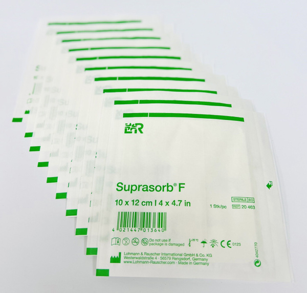 Супрасорб F (Suprasorb F), Заживляющая пленка для татуировок 10 см х 12 ...
