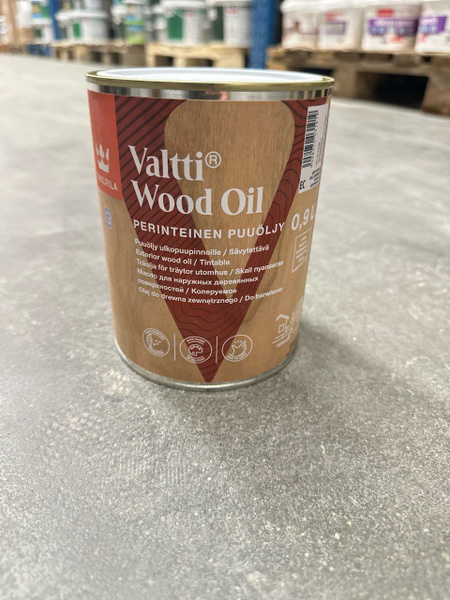 TIKKURILA Valtti Wood Oil / PUUOLJY (0,9 л), Масло для террасы ...