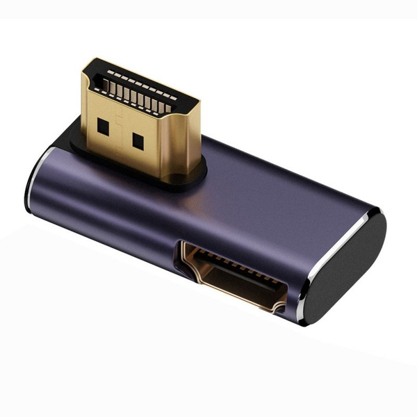 chenyang HDMI Male to HDMI 2.1 Female Вертикальный 90 градусов влево под углом Низкопрофильный ...