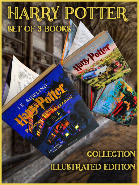 Гарри Поттер. Иллюстрированная коллекция из 3 книг. Harry Potter book 1 ...