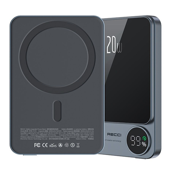 Внешний аккумулятор (Power Bank) RECCI RPB-W15/16 Matrix - купить по выгодным ценам в интернет ...
