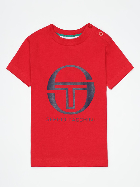 Футболка Sergio Tacchini, размер 80, цвет красный, 95% хлопок; 5% ...