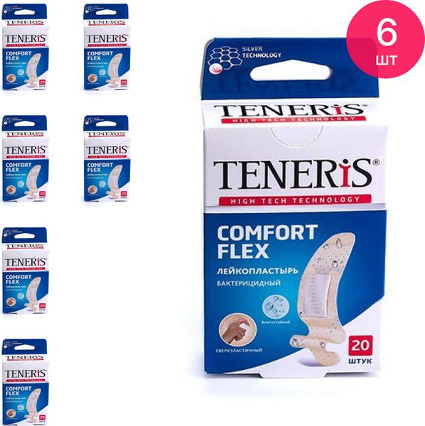 Teneris / Тенерис COMFORT FLEX лейкопластырь бактерицидный телесный ...