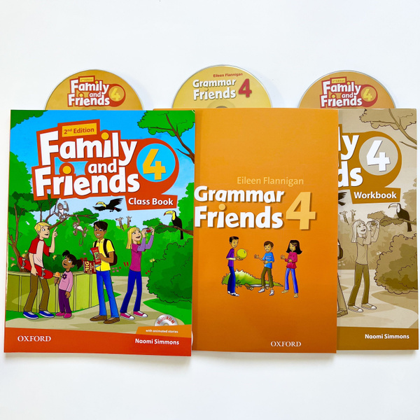Family and Friends 4 (2nd edition) Class Book + Workbook + Grammar ...