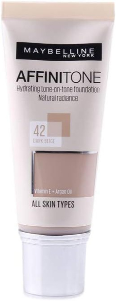 Maybelline New York Тональный крем для лица Affinitone №42 Dark Beige ...
