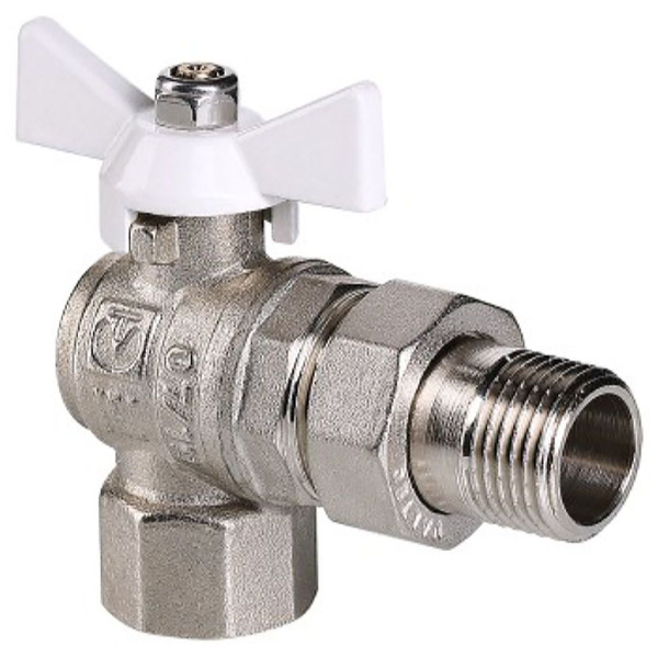 Кран шаровой латунь никелированный VALTEC BASE VT.228 1/2" купить на OZON по низкой цене ...