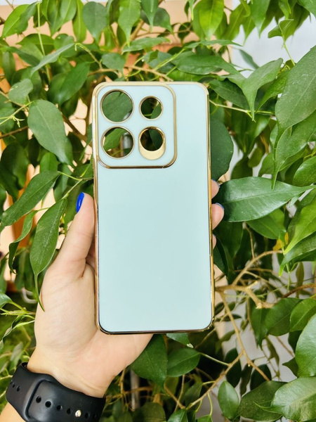 Чехол для Tecno Spark Go 2023 и Pop 7 Техно Спарк ГО 2023 и Поп 7 силиконовый Inli Бирюзовый