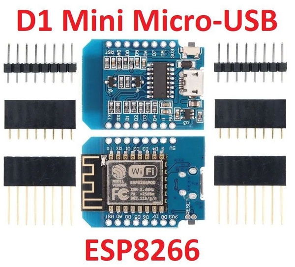 Esp8266 D1 Mini V2 Micro Usb Ch340 модуль на основе Nodemcu Lua Esp 12