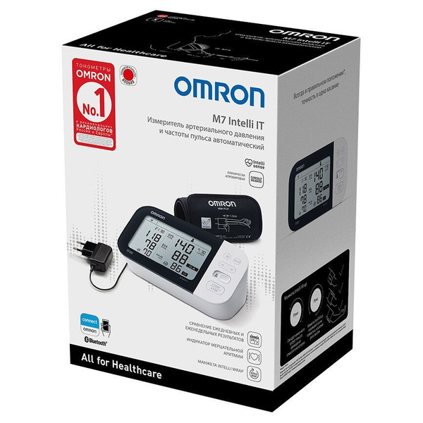 Тонометр OMRON М7 Intelli IT (HEM-7361T-ALRU) - купить с доставкой по ...