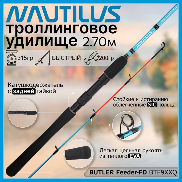 Удилище Nautilus BUTLER Feeder, от 1 гр купить c доставкой на OZON по ...