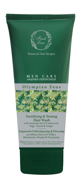 Fresh Line Olympian Zeus Fortifying and Toning Hair Wash Укрепляющий ...