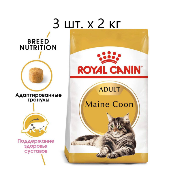 Сухой корм для кошек Royal Canin Maine Coon Adult, для взрослых кошек ...