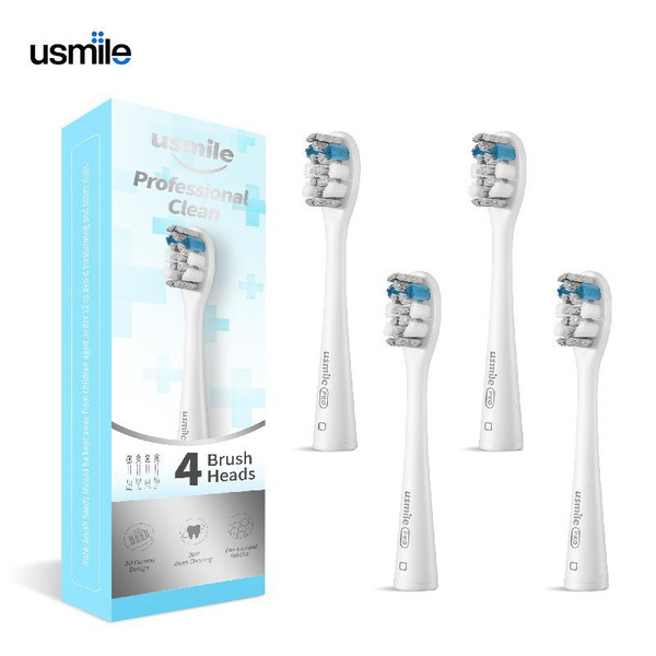 Сменные чистящие головки для звуковой зубной щетки usmile PRO01, совместимы со щетками usmile ...