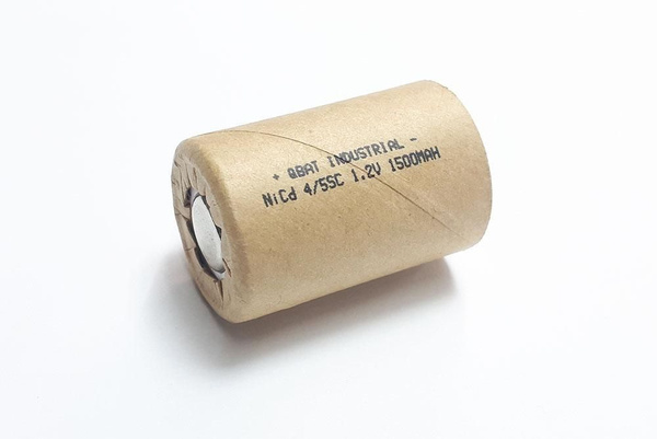 Аккумулятор Qbat 4/5SC Industrial 1500mAh 1.2v Ni-Cd PK1 , 1шт ...